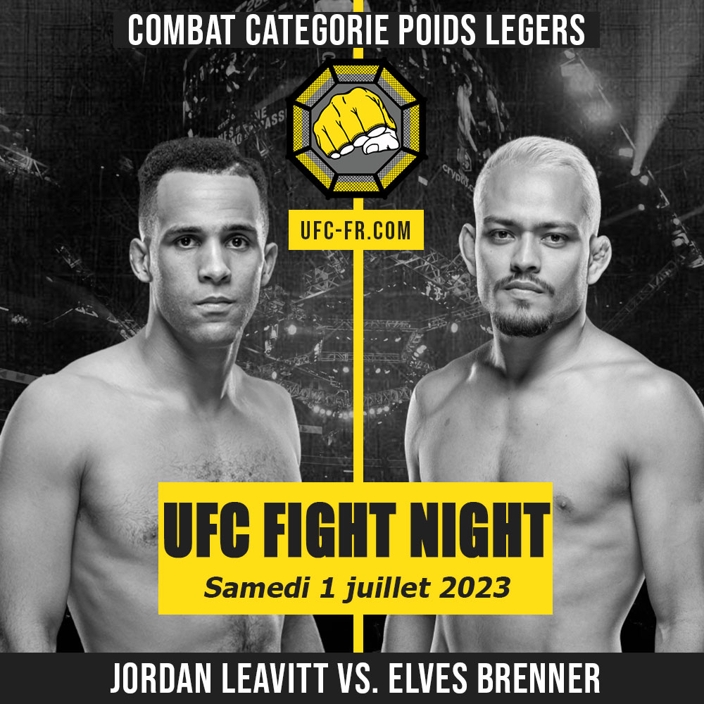 Jordan Leavitt vs. Elves Brenner - UFC FIGHT NIGHT - UFC Fans