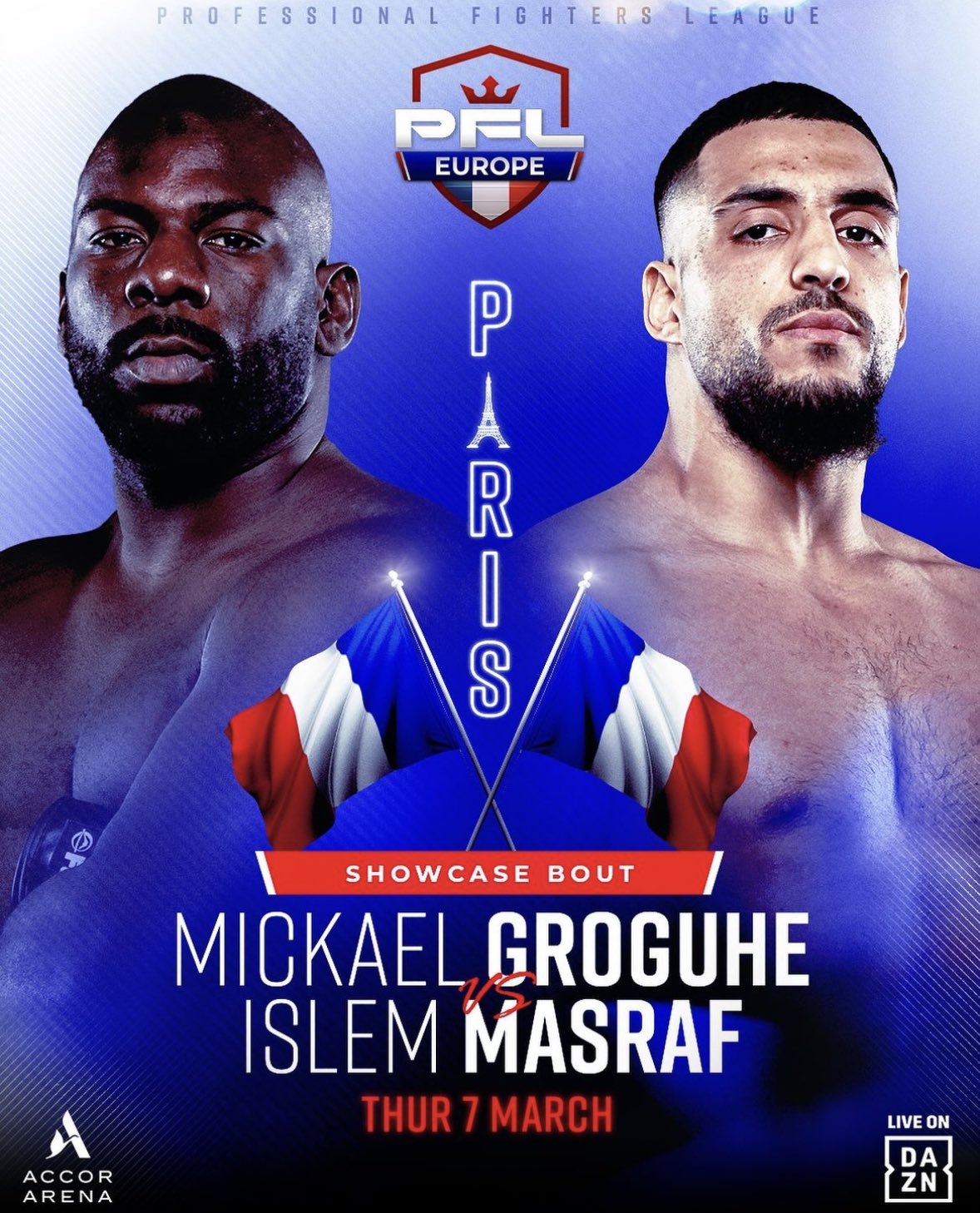 Mickael Groguhe vs. Islem Masraf - PFL EUROPE 1 - UFC Fans