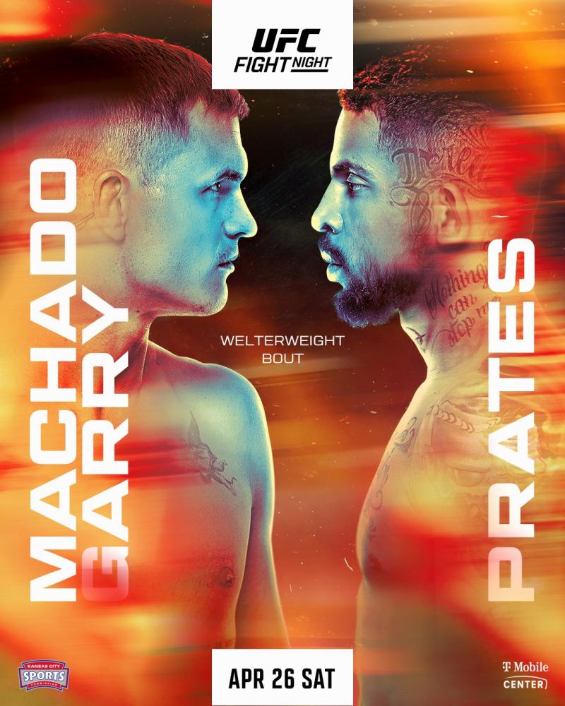 Horaires : UFC ON ESPN 66 - GARRY VS. PRATES