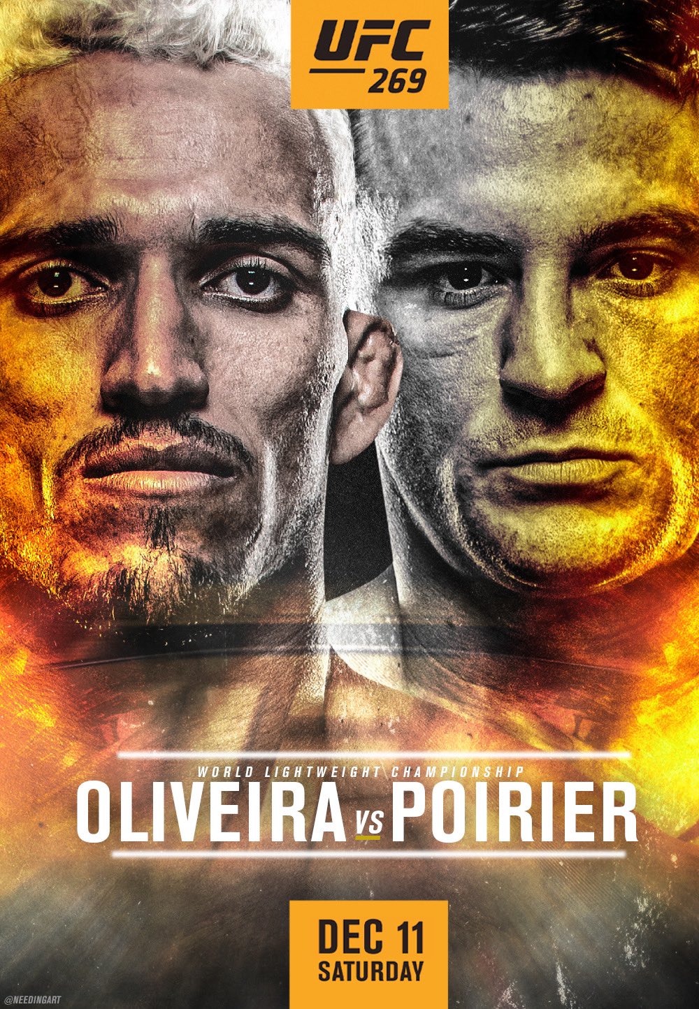 UFC 269 Les Posters Et Les Affiches UFC Fans